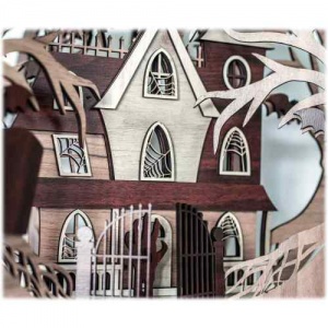 Pumpkin Haunted House - MDF Wood Kit